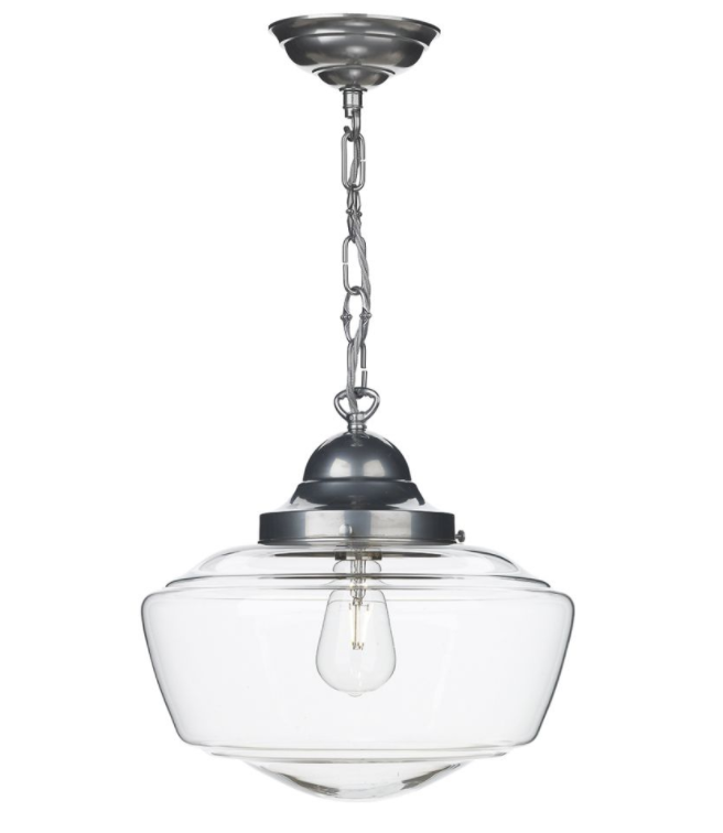 Plain Glass Ceiling Pendant Lights - The Light Company